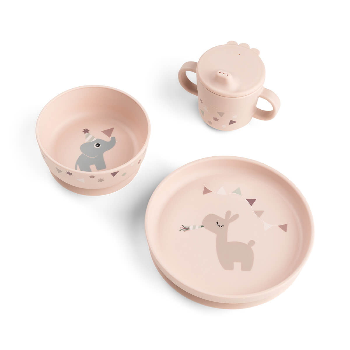 Foodie dinner set w/suction - Celebration - Powder – Shop at Done by ...