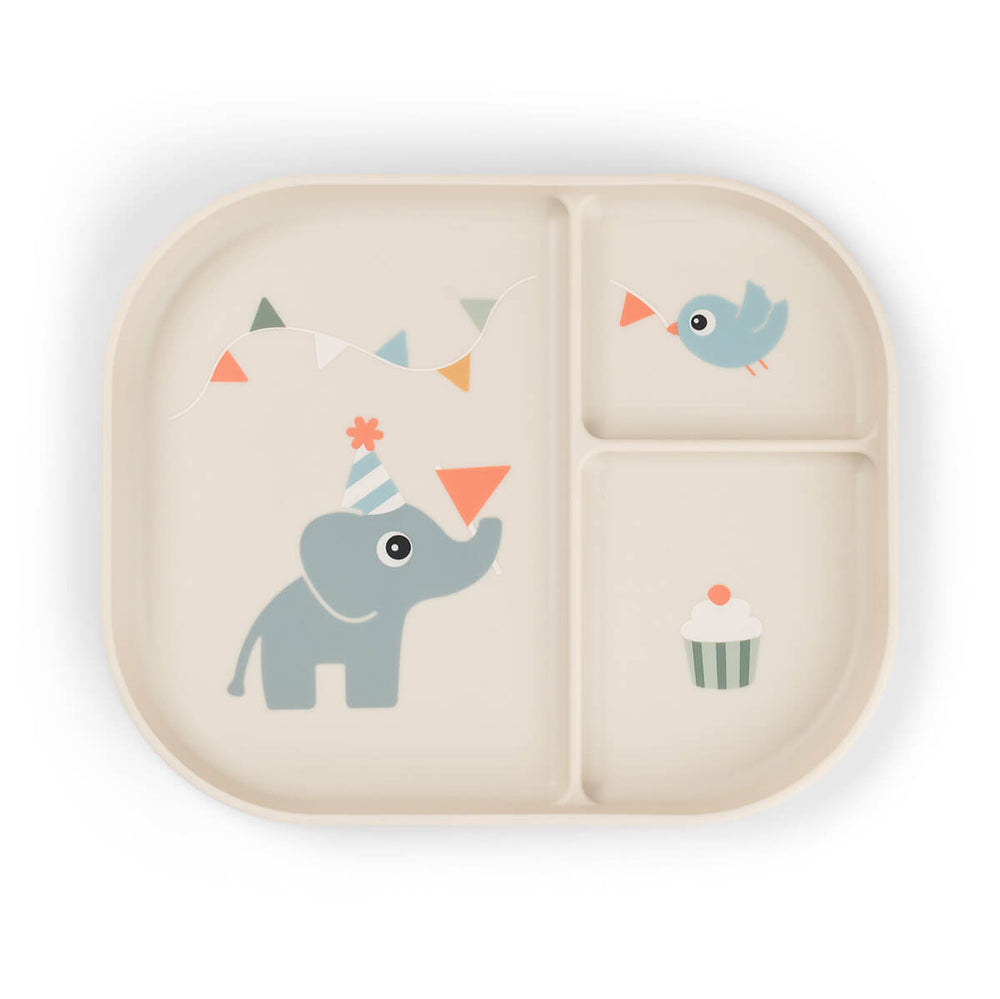 Foodie compartment plate - Celebration - Sand – Shop at Done by Deer ...