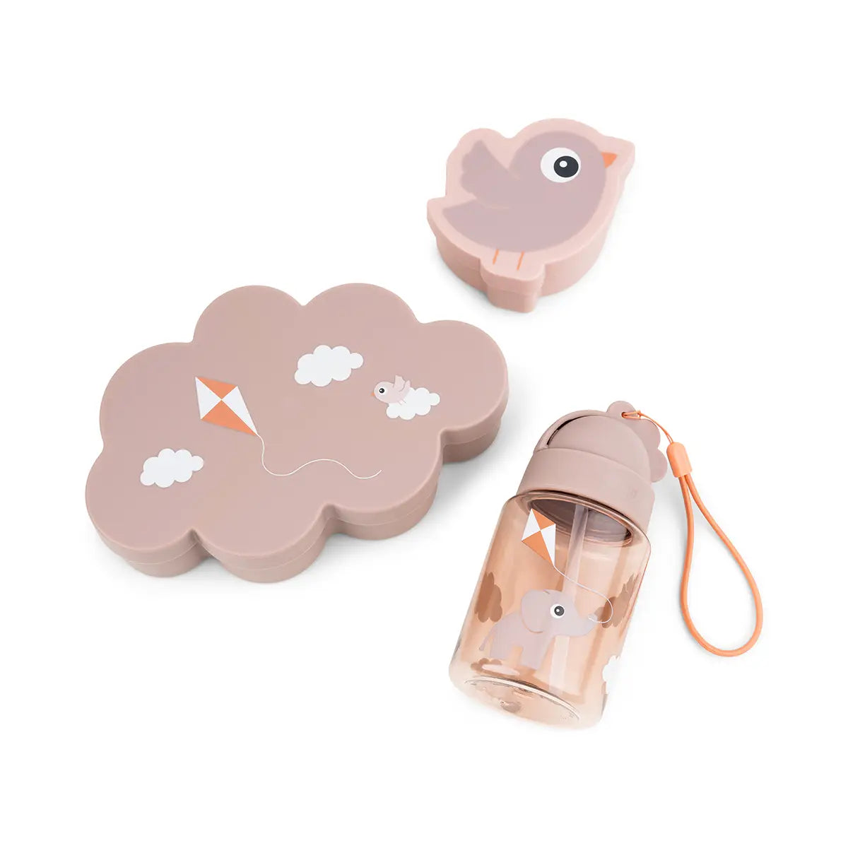 Lunch & snack box w/straw bottle - Playground - Powder – Shop at Done ...