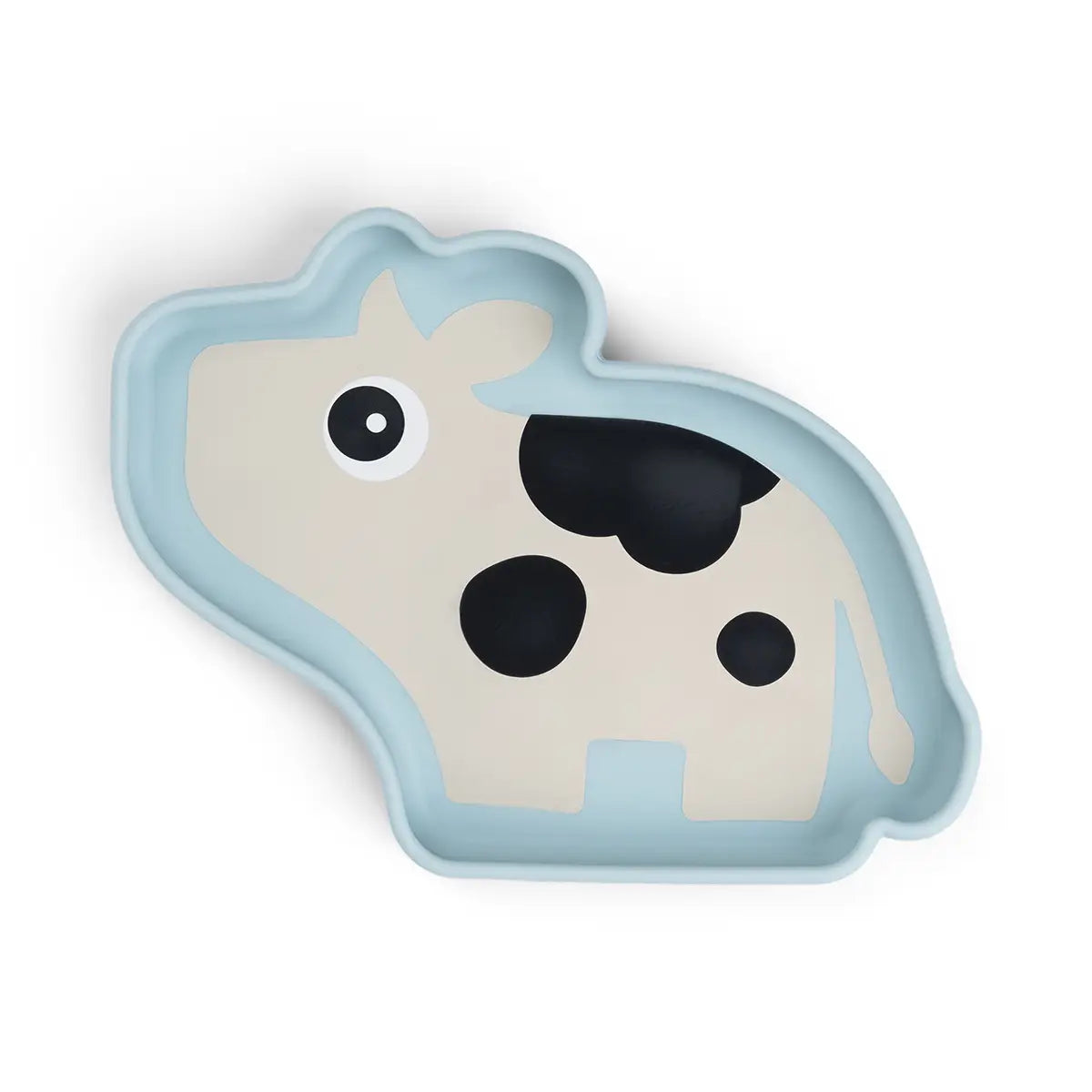 Silicone Stick&Stay plate - Dotti - Blue – Shop at Done by Deer ...