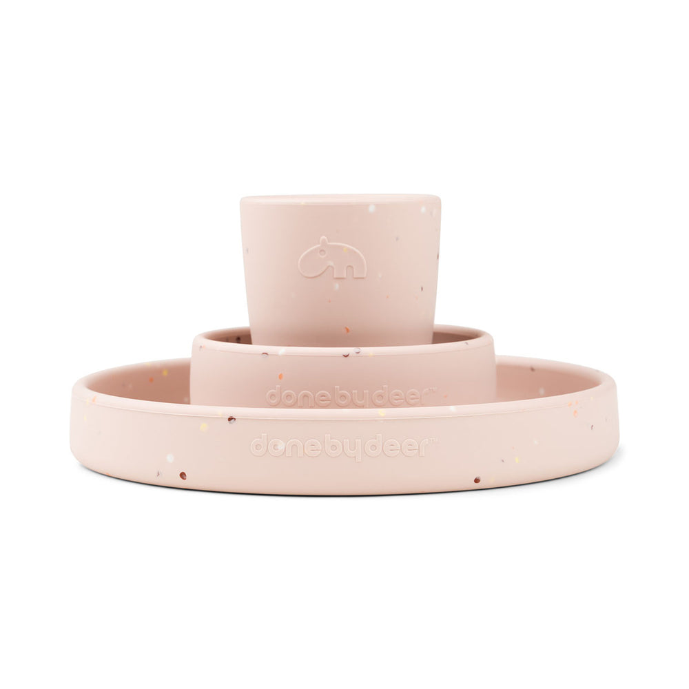 Silikone spisesæt - Confetti - Pudder – Shop at Done by Deer official ...