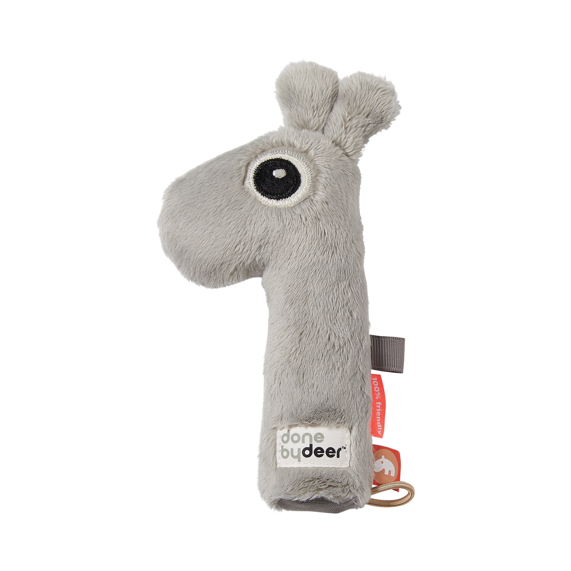 Squeaker rattle - Raffi - Grey – Shop at Done by Deer official webshop