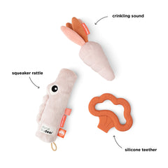 Baby aktivitetslegetøj 3 stk. - Croco - Pudder – Pudder – Shop at Done ...
